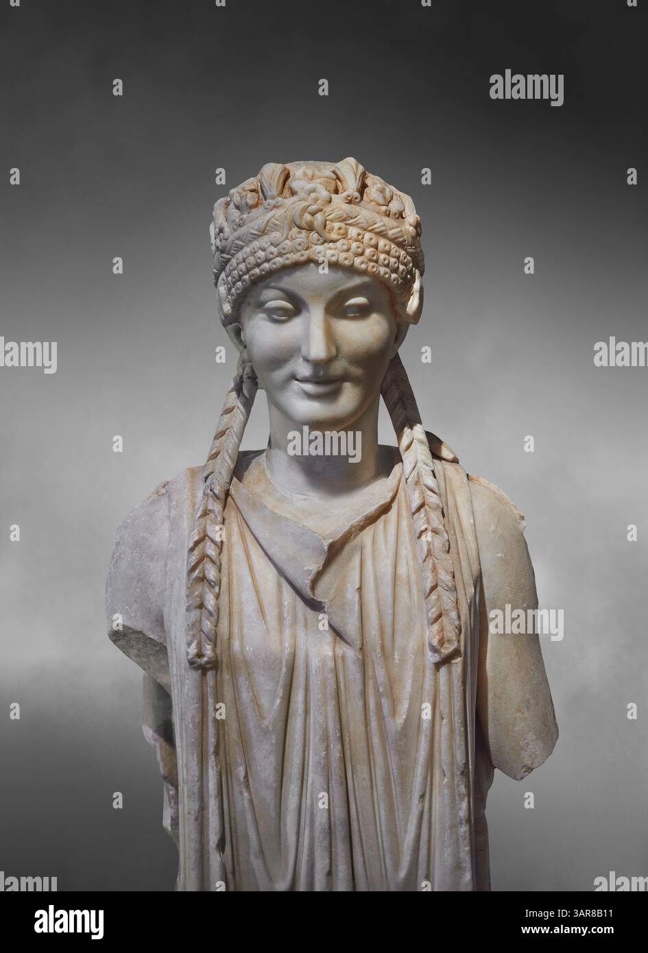 Roman sculpture Herm of a Caryatid from the Gardens of Maecenas ...