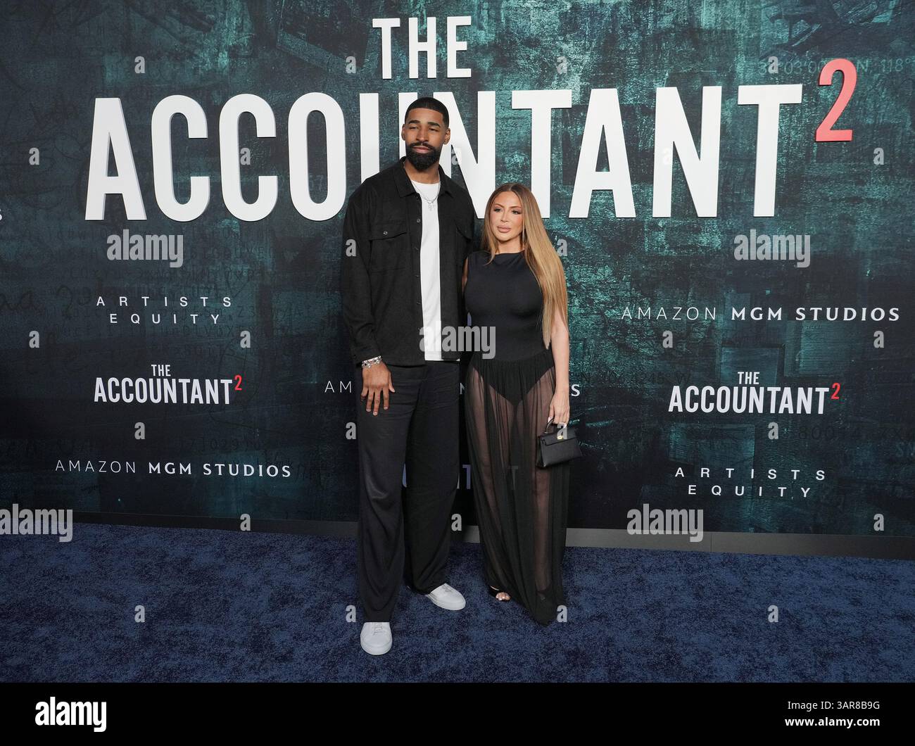 Los Angeles, USA. 16th Apr, 2025. (L-R) Jeff Coby and Larsa Pippen ...