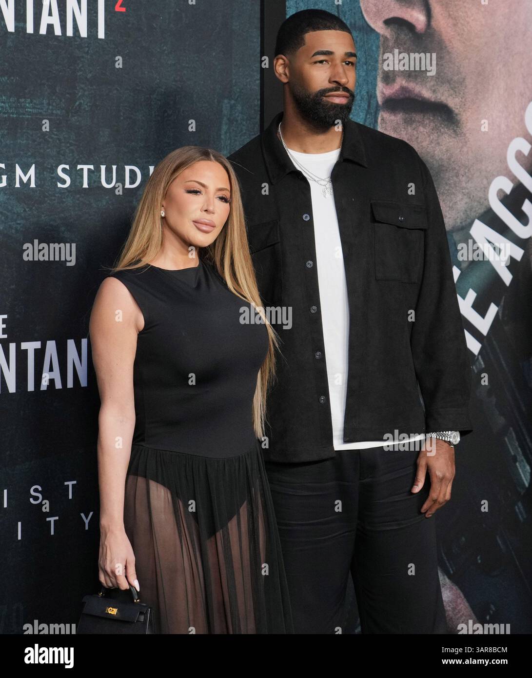 Los Angeles, USA. 16th Apr, 2025. (L-R) Larsa Pippen and Jeff Coby ...