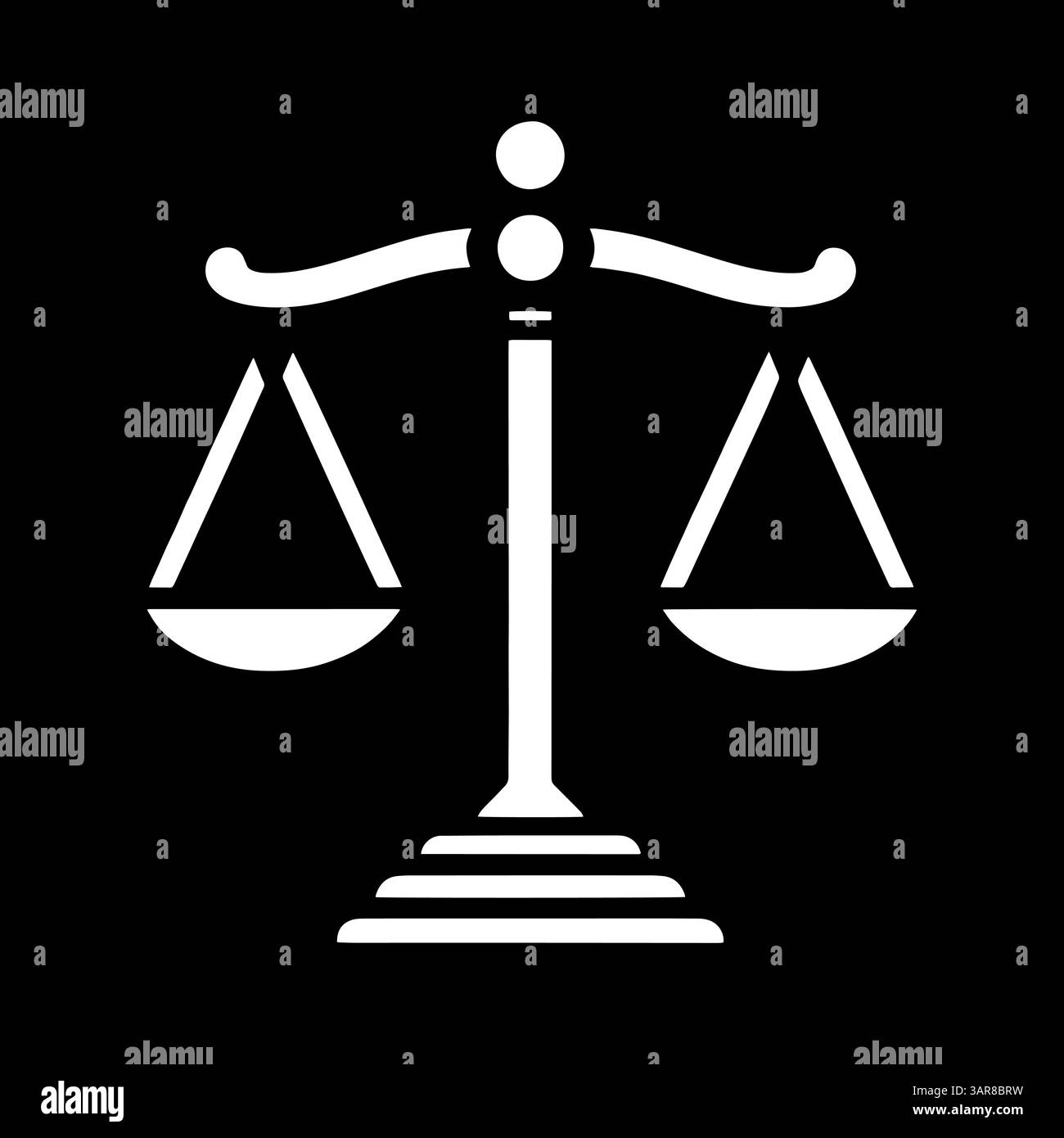 Modern Law Scale Icon Design Stock Vector Image & Art - Alamy