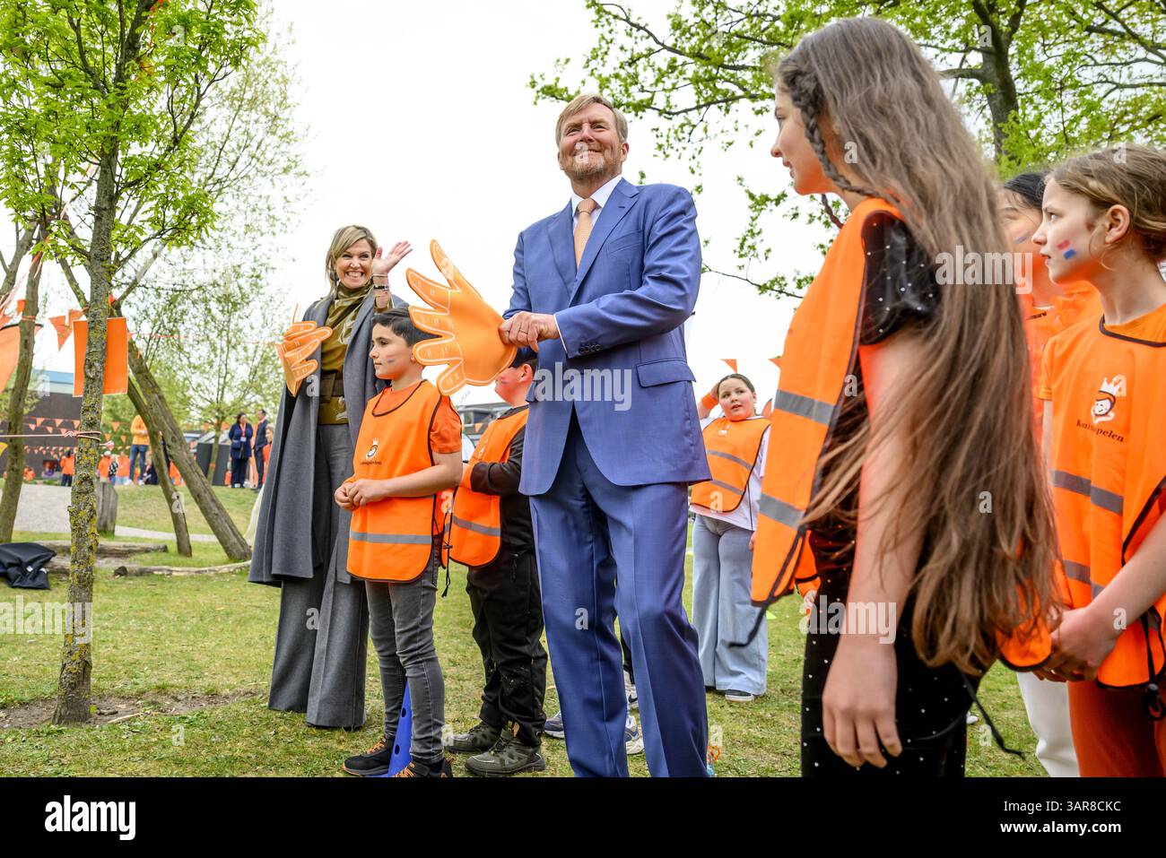 Roosendaal, Netherlands. 17th Apr, 2025. KPO De VlindertuinKing Willem ...