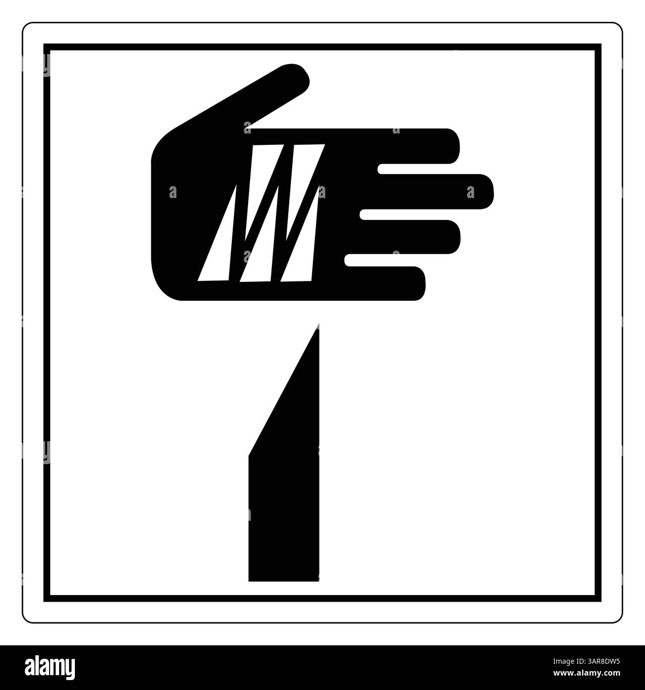 Bold hand gesture signifying hi-res stock photography and images - Alamy