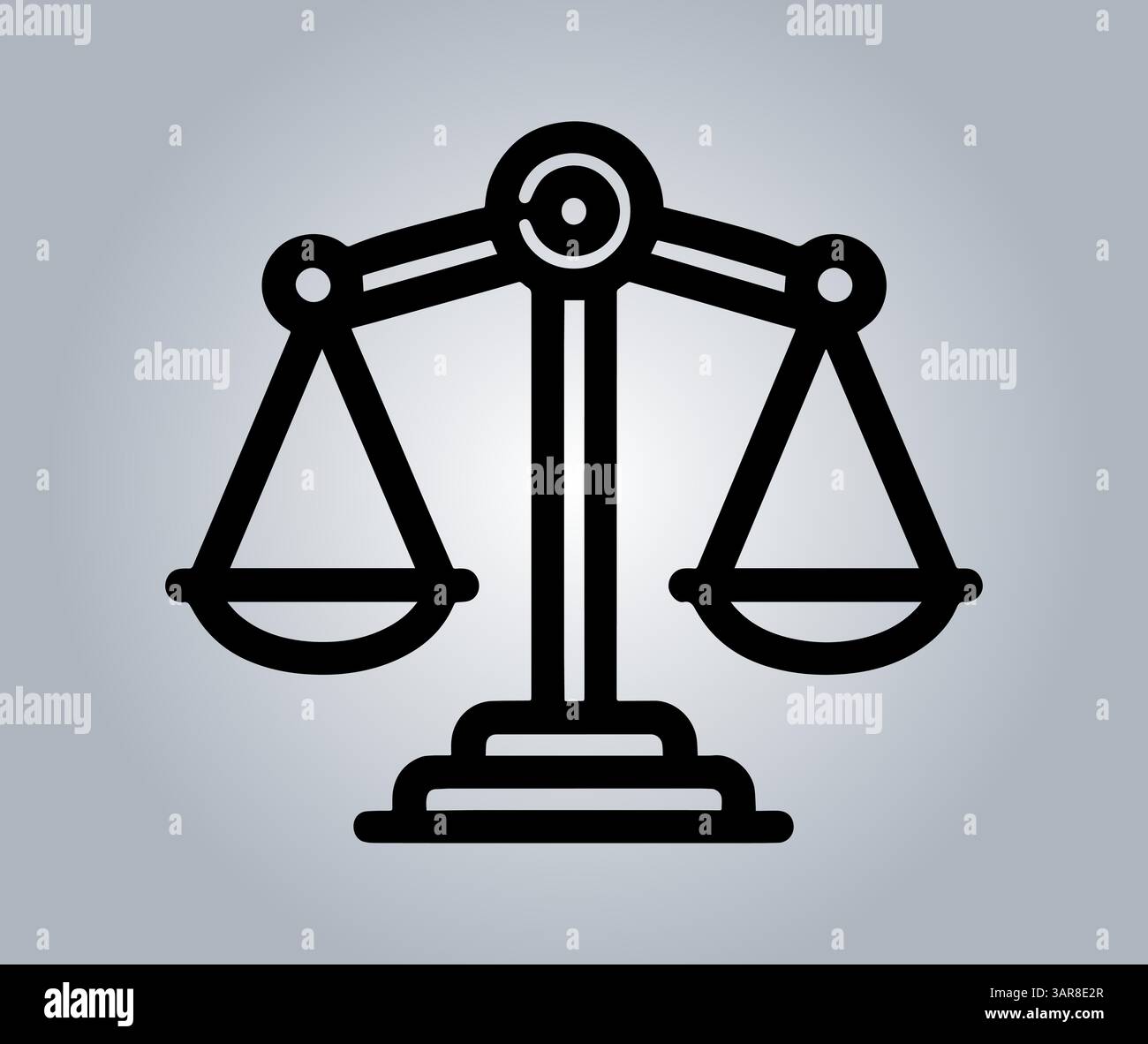 Modern Law Scale Icon Design Stock Vector Image & Art - Alamy