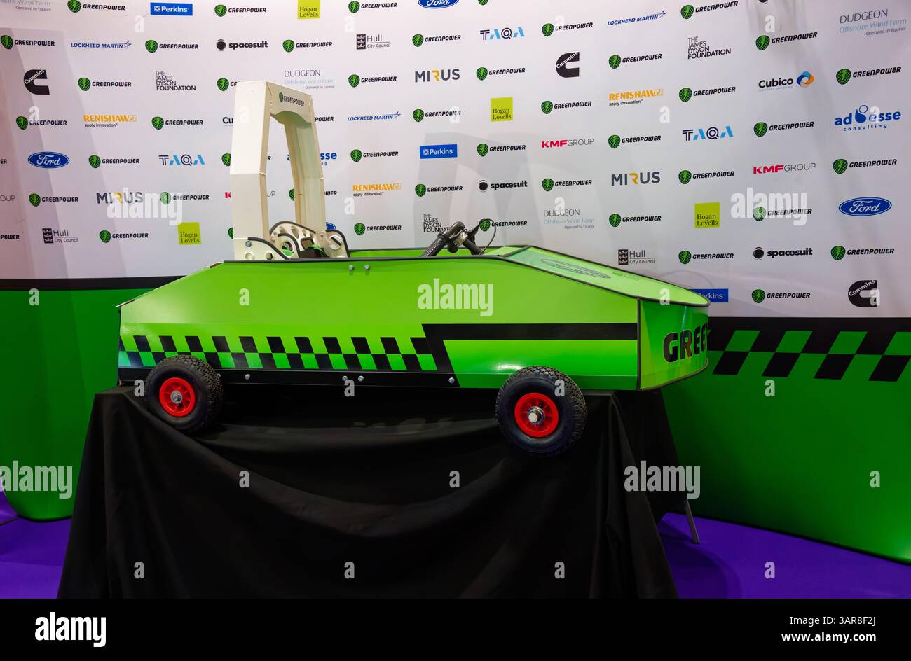 Electric vehicle exhibit at the Everything Electric Show, London Stock ...