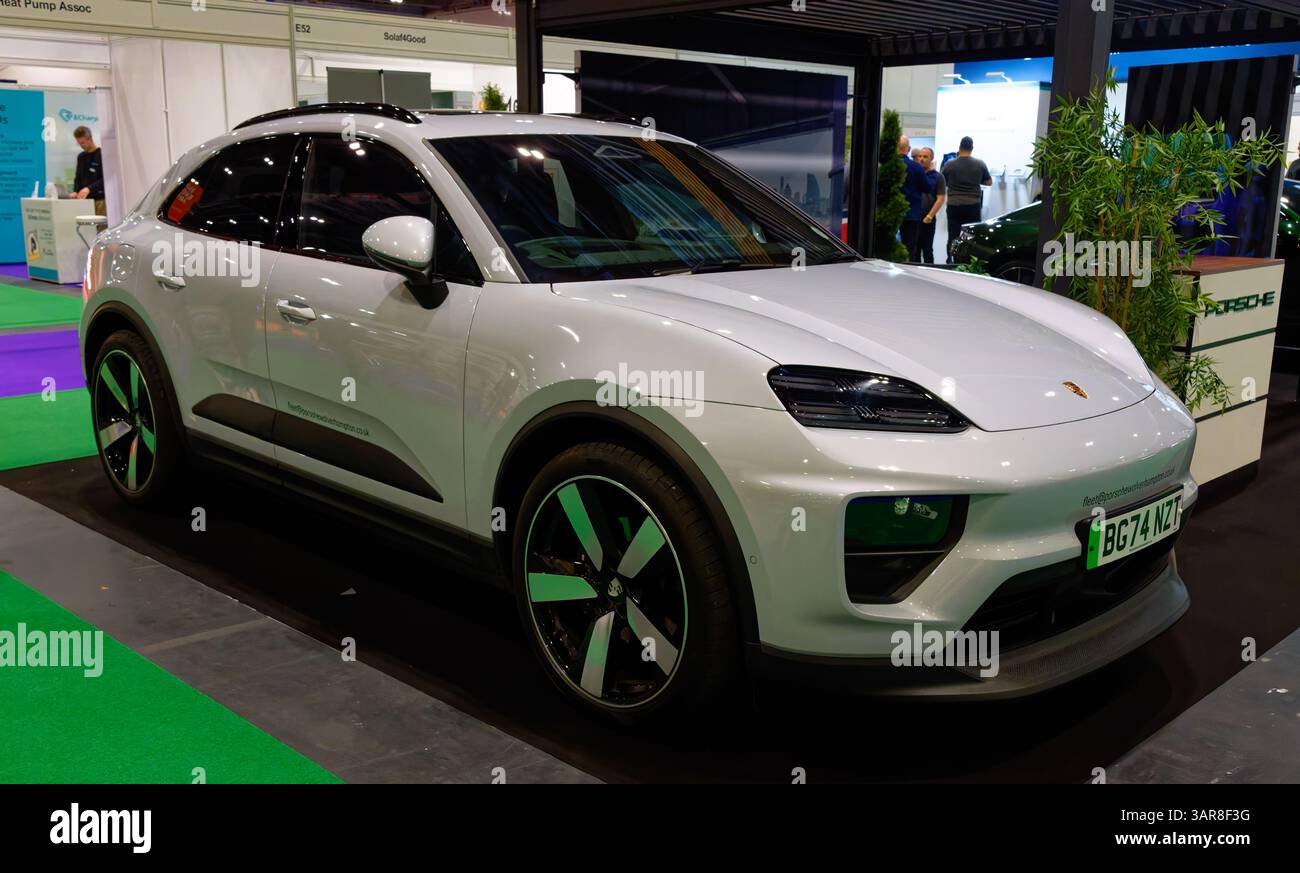 Porche car on display at Everything Electric, Excel London Stock Photo ...