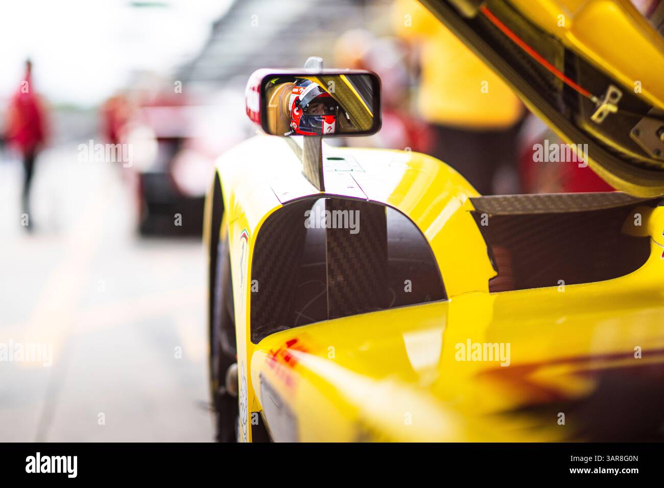 Imola, Italie. 17th Apr, 2025. KUBICA Robert (pol), AF Corse, Ferrari ...