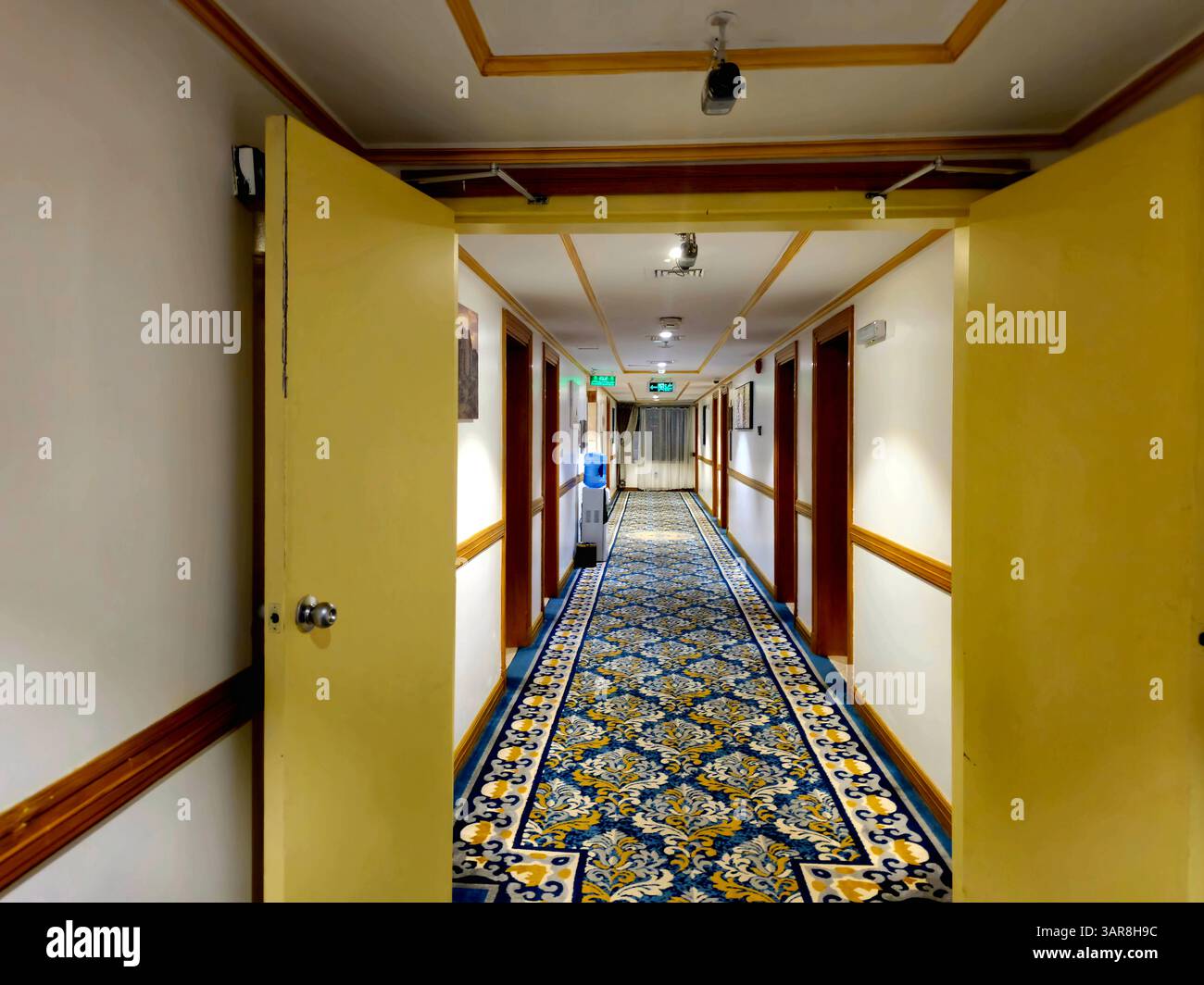 Medina, Saudi Arabia, June 27 2024: The interior of Al Ritz Hotel, Al ...