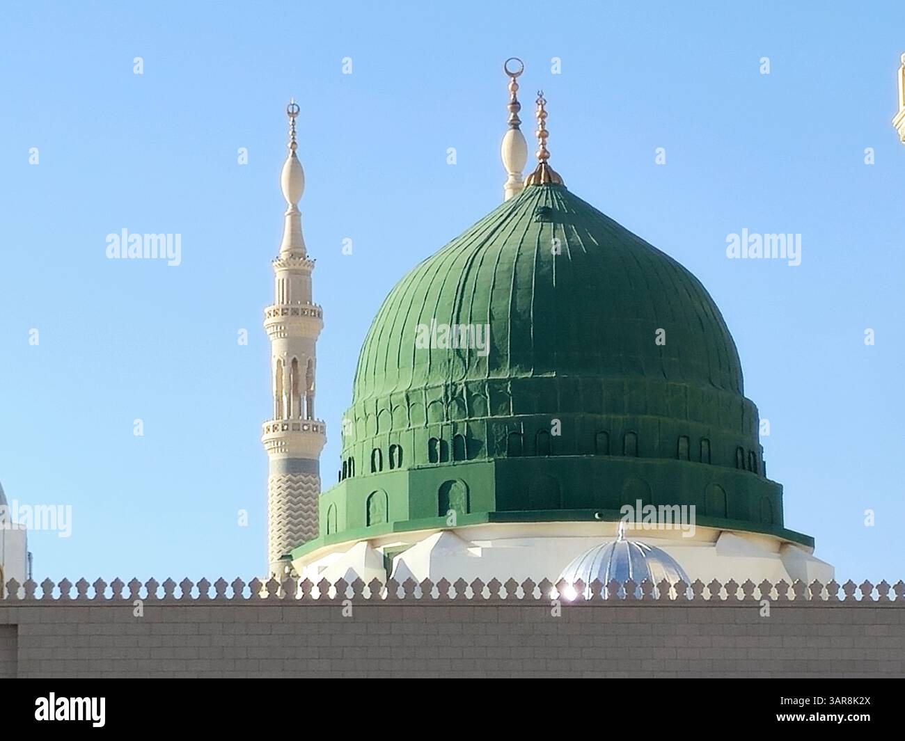 The Prophet's Mosque al-Masjid al-Nabawi, the second mosque built by ...