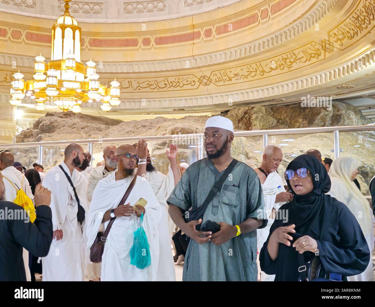 Mecca, Saudi Arabia, June 23 2024: Safa and Marwah hills, two small ...