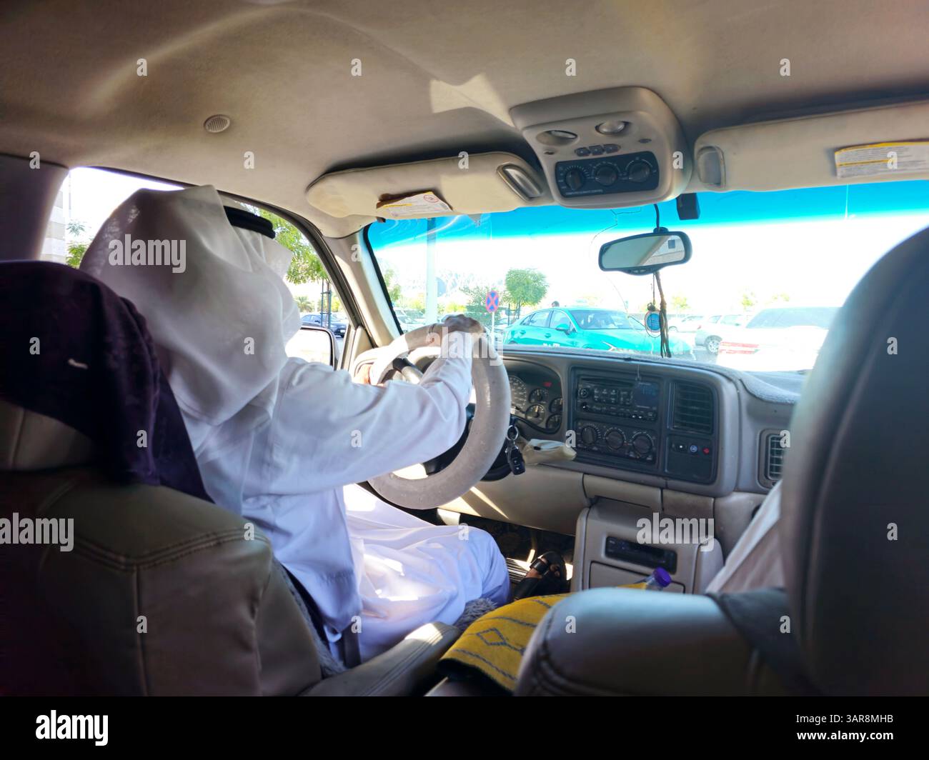 Medina, Saudi Arabia, June 28 2024: A Saudi Arabian man in his Saudi ...