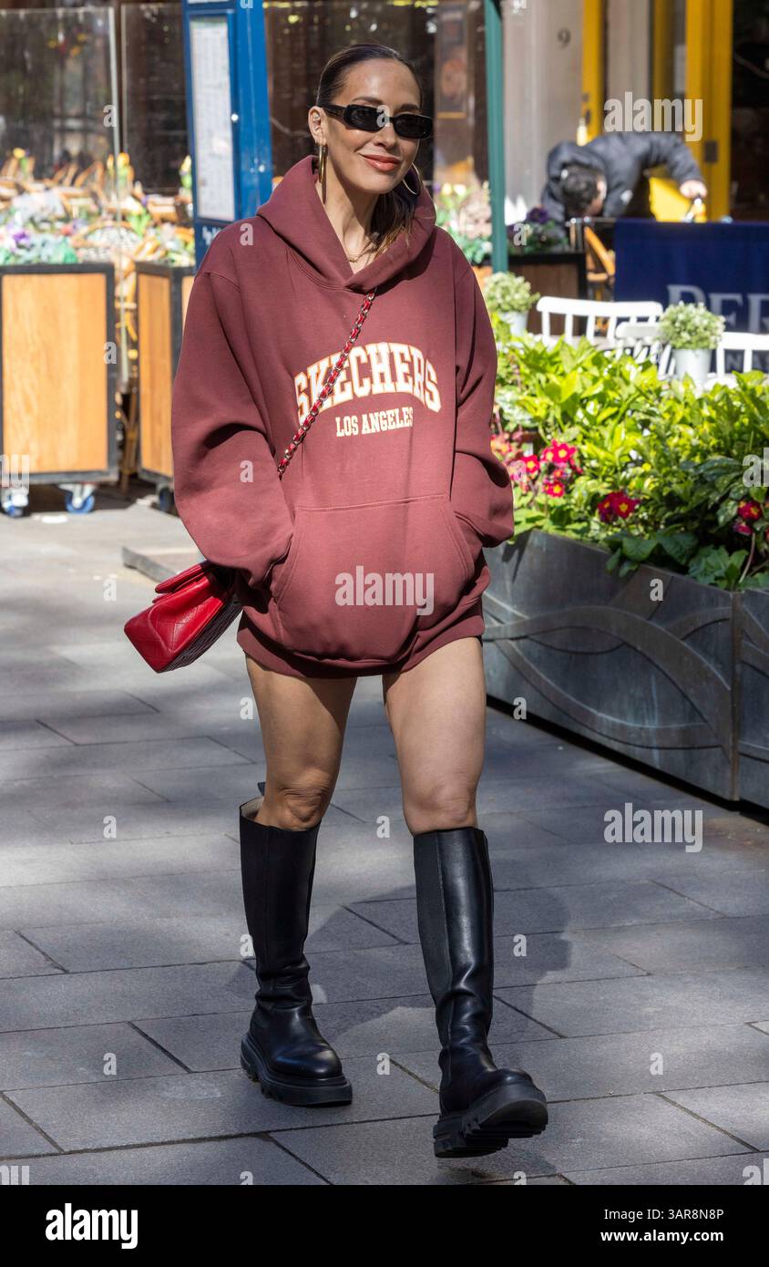 London, UK. 17th Apr, 2025. Myleene Klass, English musician, singer ...