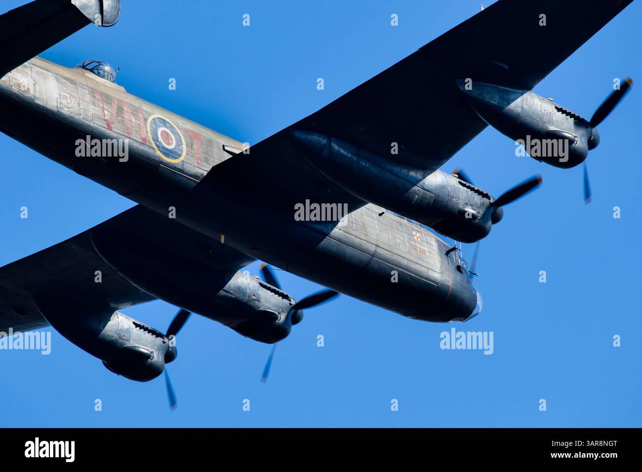 Avro Lancaster BII PA474 bomber aircraft of the Battle of Britain ...