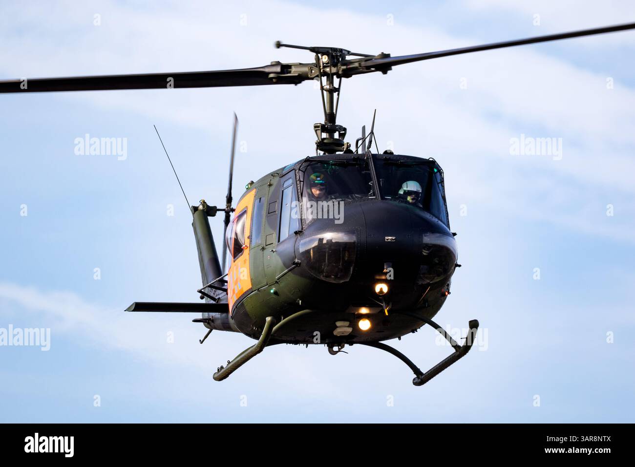Bell UH-1D Huey helicopter (former German Army) flying. Amsterdam, The ...