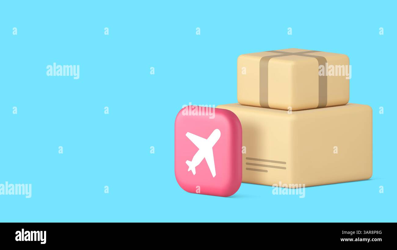 Air logistic mail cargo postal parcel delivery airmail service copy ...