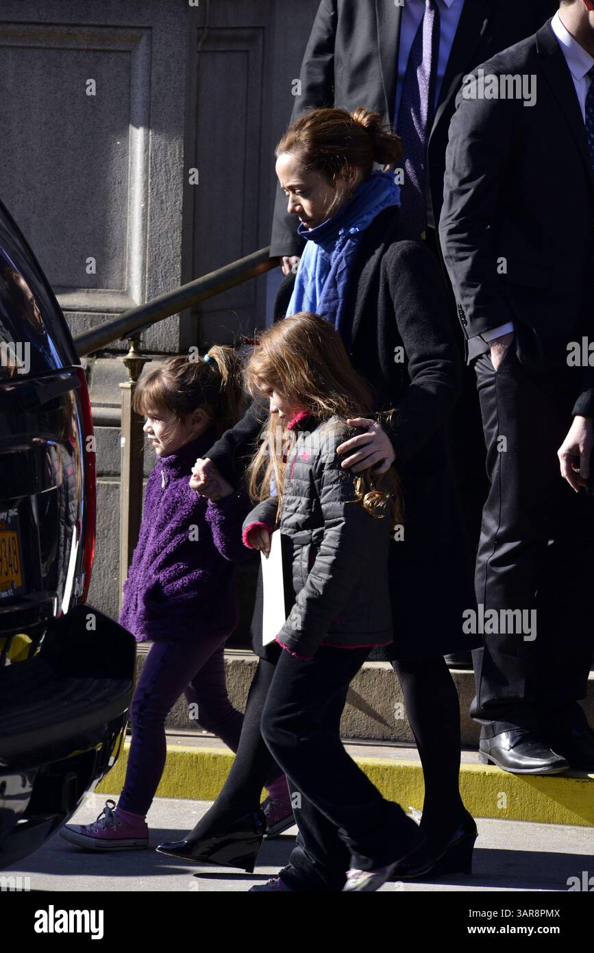 Mimi O'Donnell with her children Cooper, Willa and Tallulah Hoffman at ...