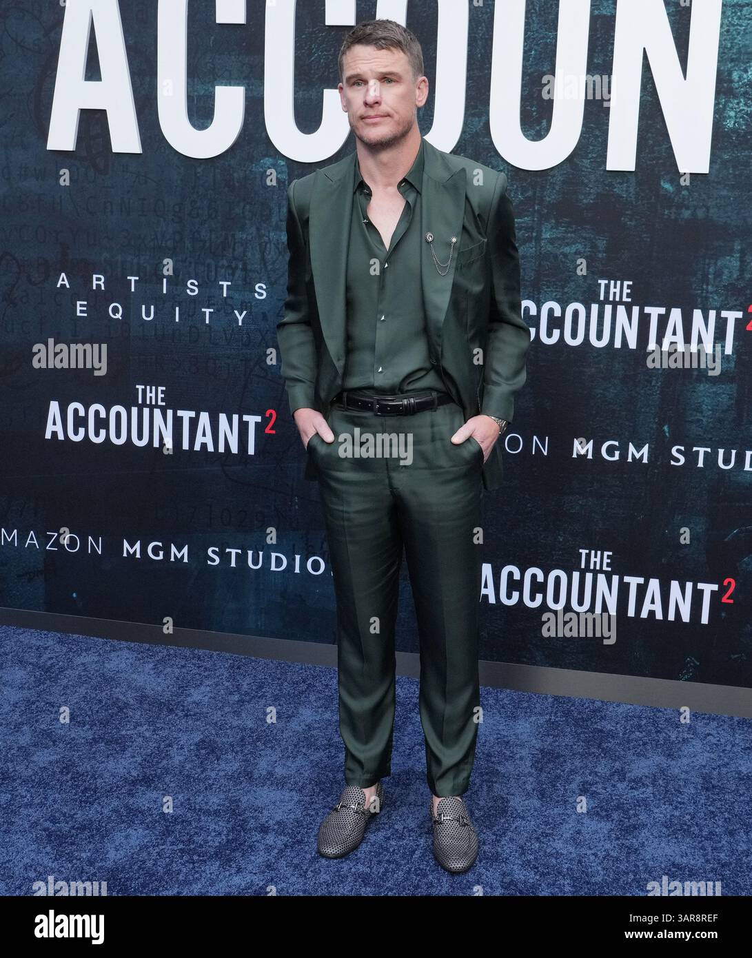 Grant Harvey arrives at the Amazon MGM Studios' THE ACCOUNTANT 2 Los ...
