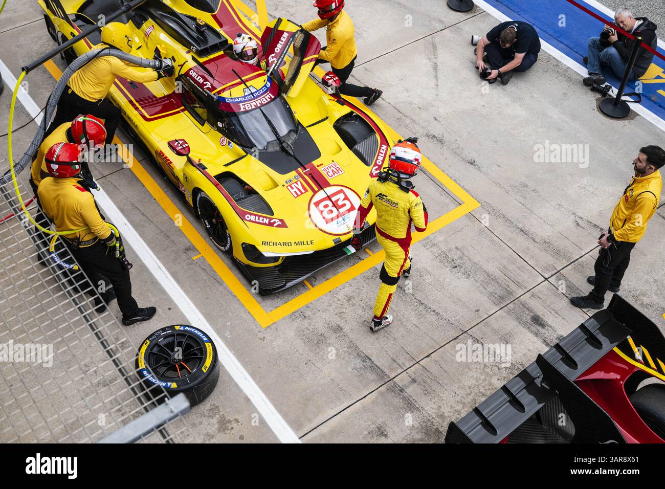 83 HANSON Phil (gbr), KUBICA Robert (pol), YE Yifei (chn), AF Corse, Ferrari 499P #83, Hypercar ...