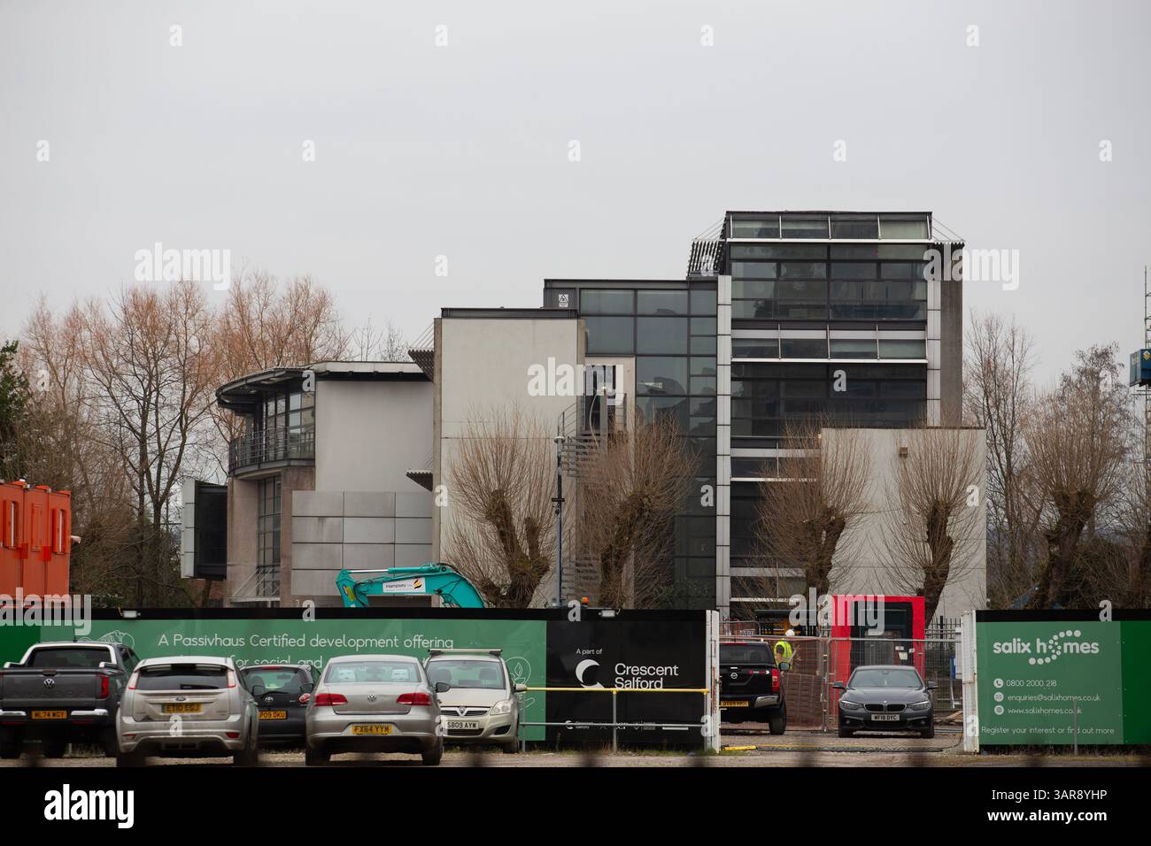 The Centenary Building in Salford in Greater Manchester. The building ...