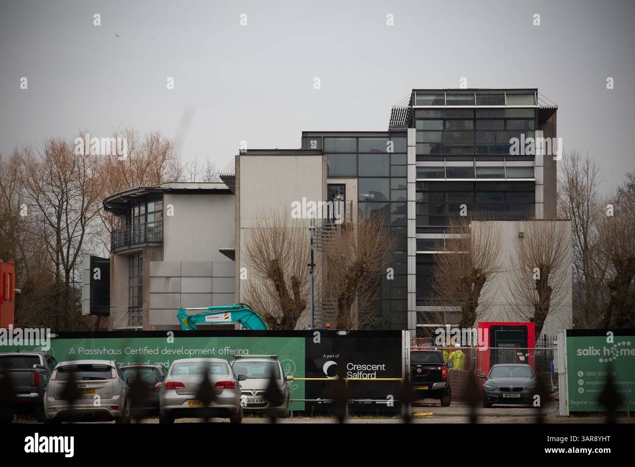 The Centenary Building in Salford in Greater Manchester. The building ...