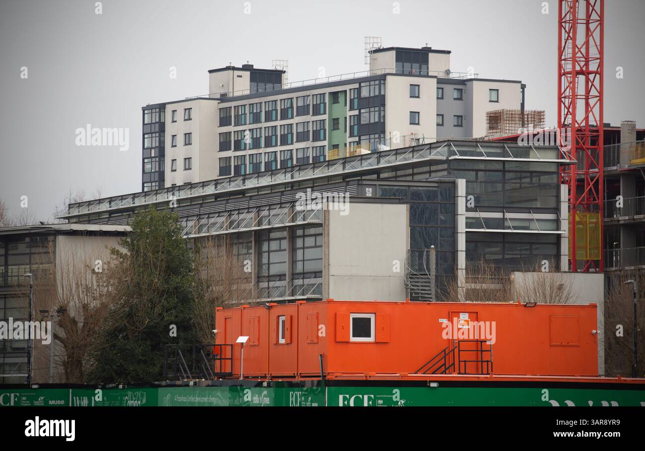 The Centenary Building in Salford in Greater Manchester. The building ...