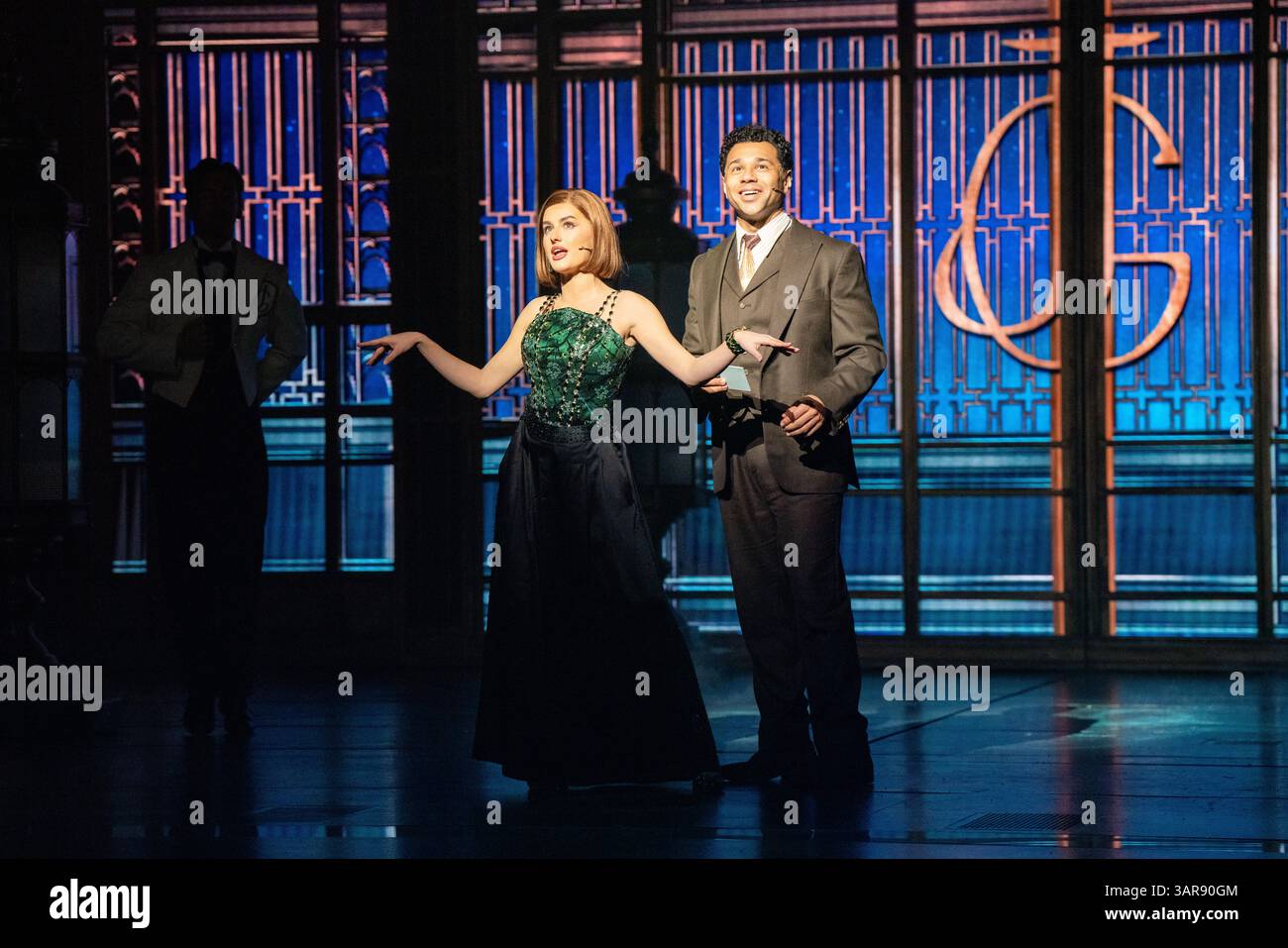 Cast members of The Great Gatsby lead by Amber Davies and Corbin Bleu ...