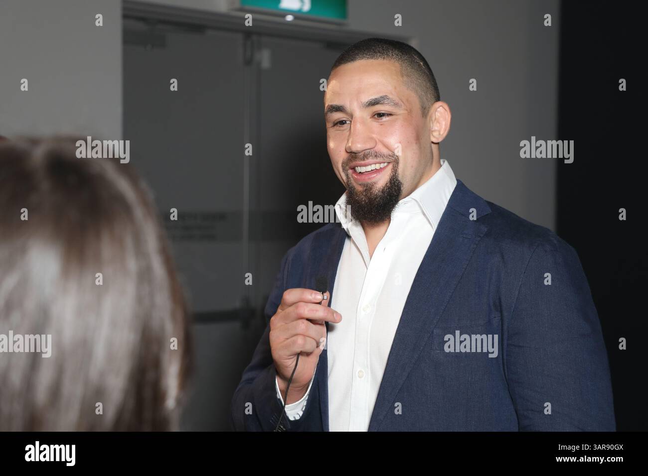 Sydney, Australia. 17th April 2025. Robert Whittaker (former UFC ...