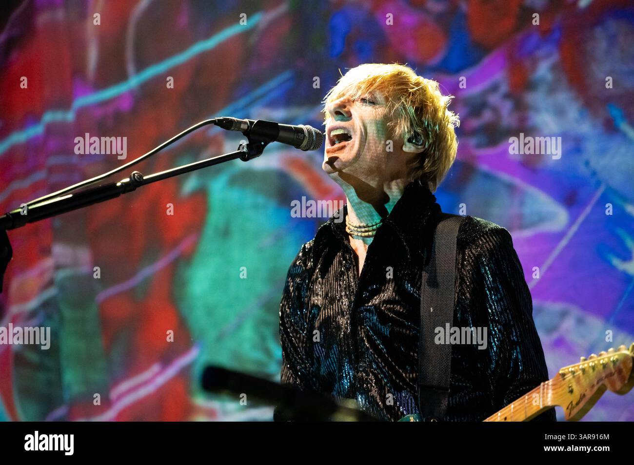 Glasgow, Scotland, UK. 16th Apr, 2025. Kula Shaker performing at o2 ...