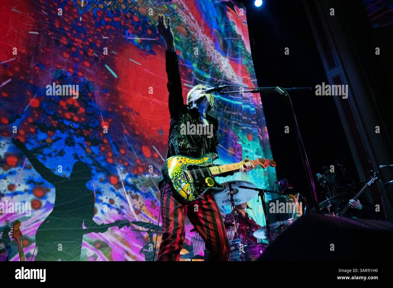 Glasgow, Scotland, UK. 16th Apr, 2025. Kula Shaker performing at o2 ...