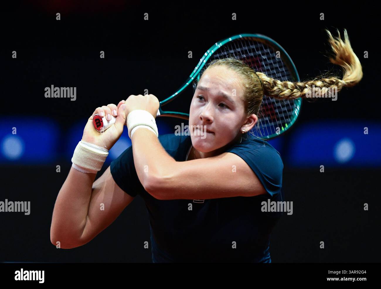 17 April 2025, Baden-Württemberg, Stuttgart: Tennis: WTA Tour ...