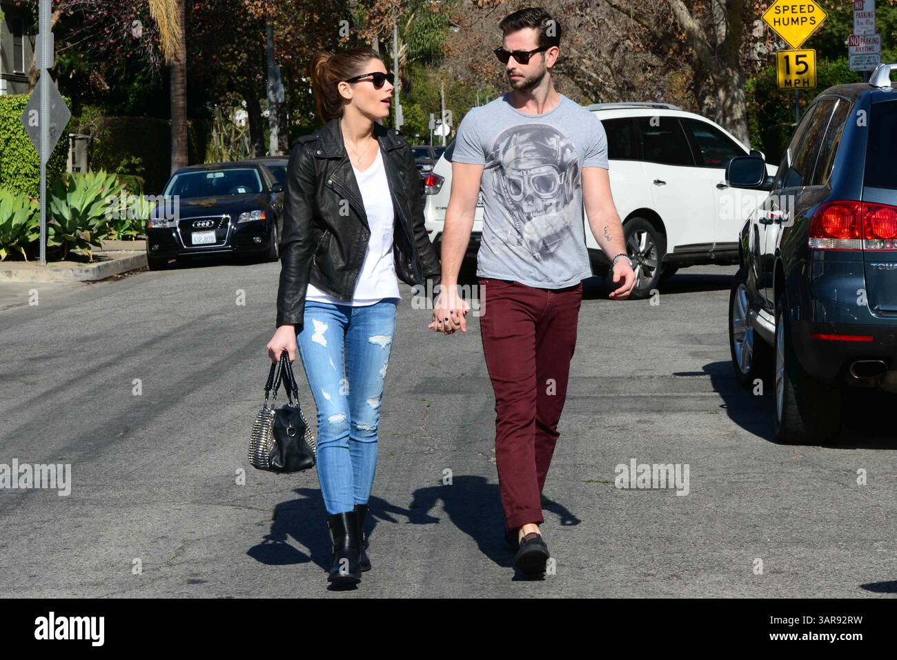 Ashley Greene and her boyfriend Paul Khoury out and about in Beverly Hills, California - 25 ...