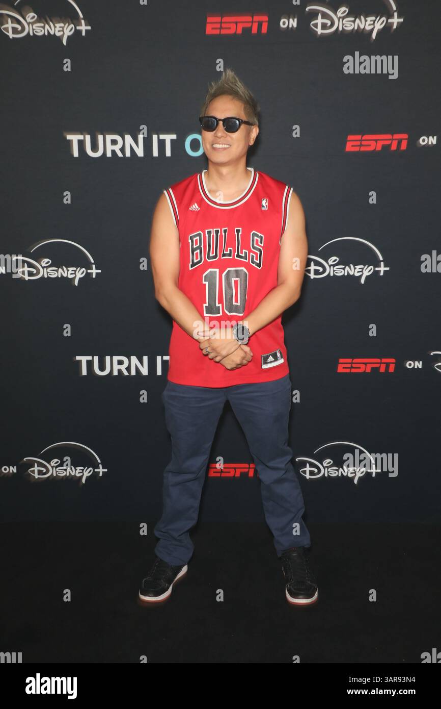 Sydney, Australia. 17th April 2025. Andy Trieu attends the ESPN on ...