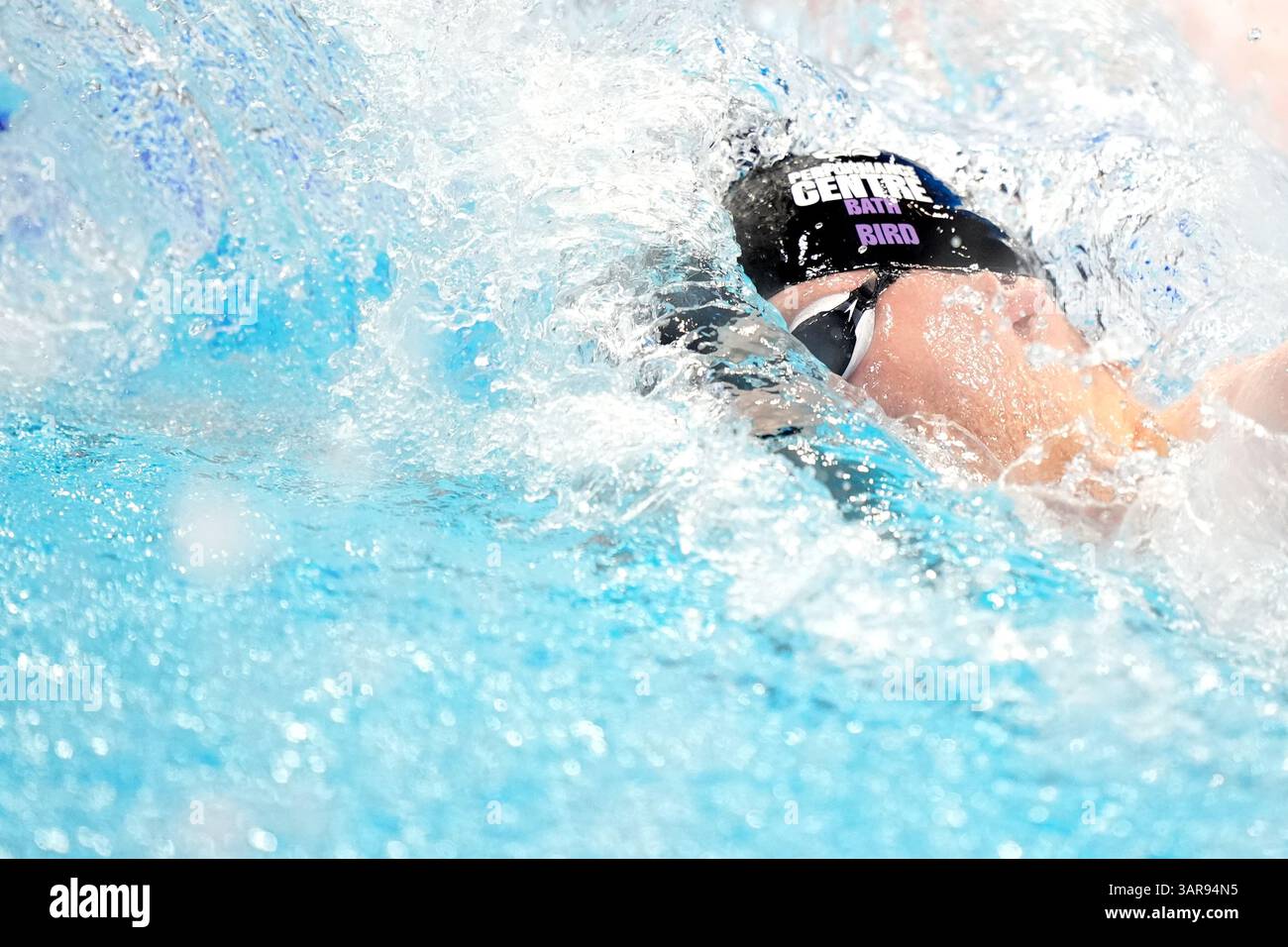 Kieran Bird during the Men's 100m Freestyle on day three of the ...