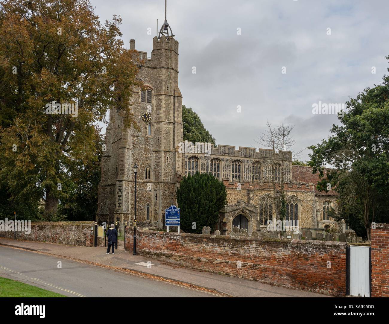 Church of St Mary the Virgin, Cavendish, Suffolk, UK; the earliest ...