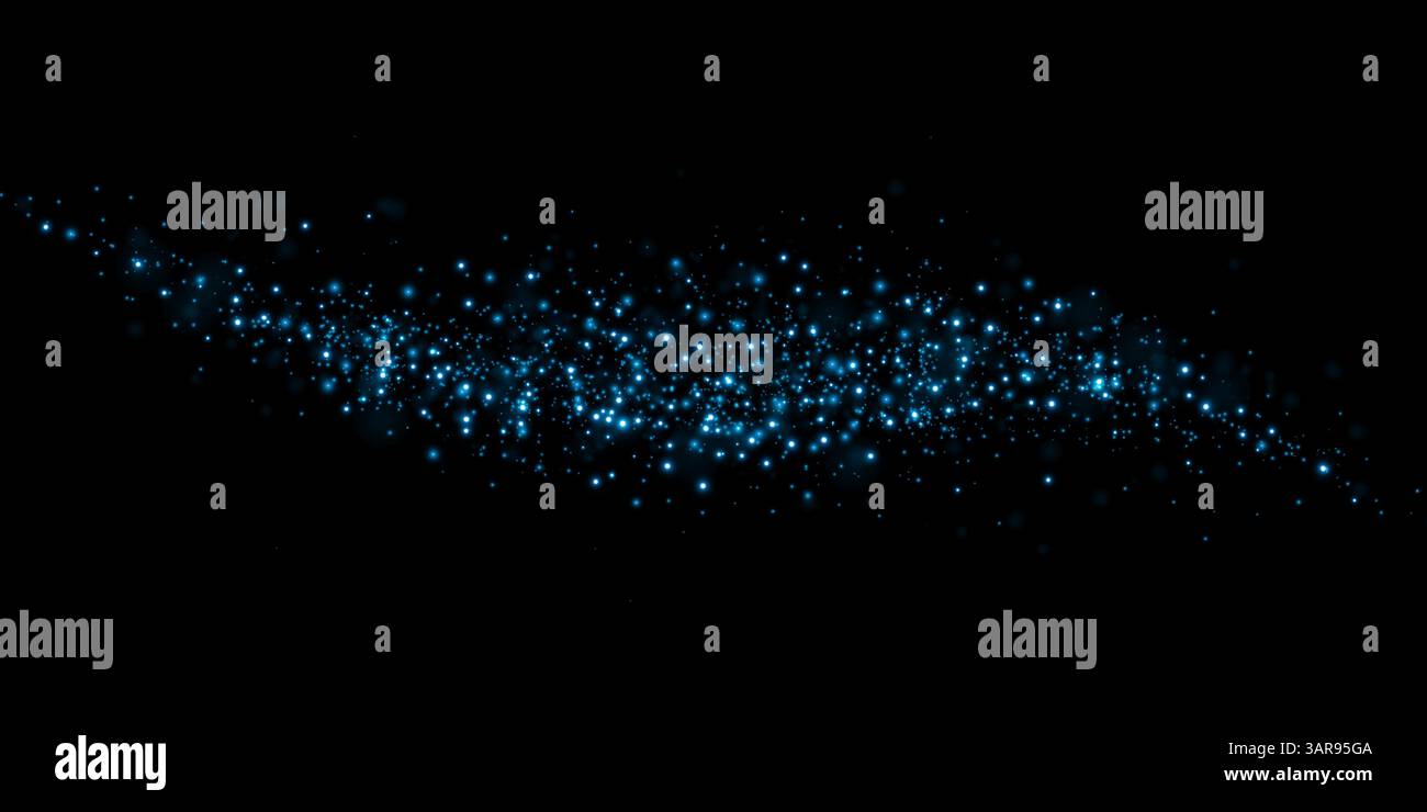 A breathtaking and stunning blue starry background filled with ...