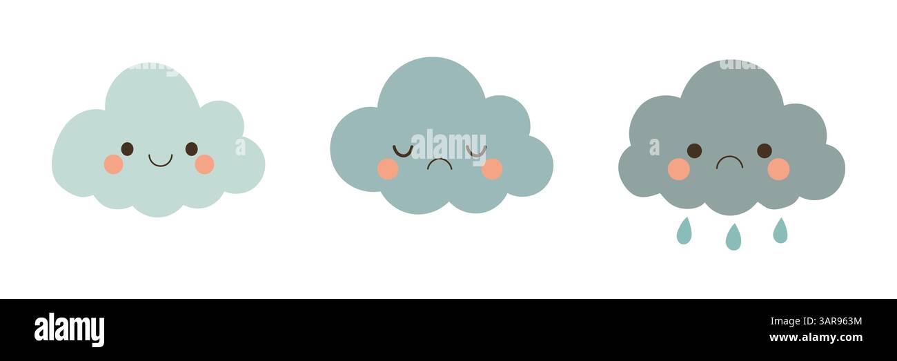 Sad face in shade Stock Vector Images - Alamy