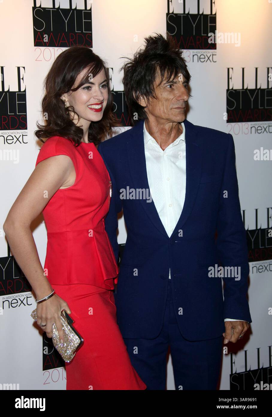Sally Humphreys and Ronnie Wood at the Elle Style Awards held at the ...