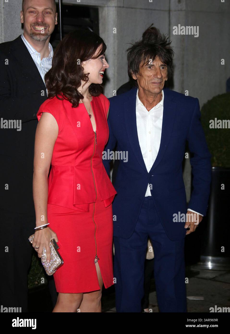 Sally Humphreys and Ronnie Wood at the Elle Style Awards held at the ...