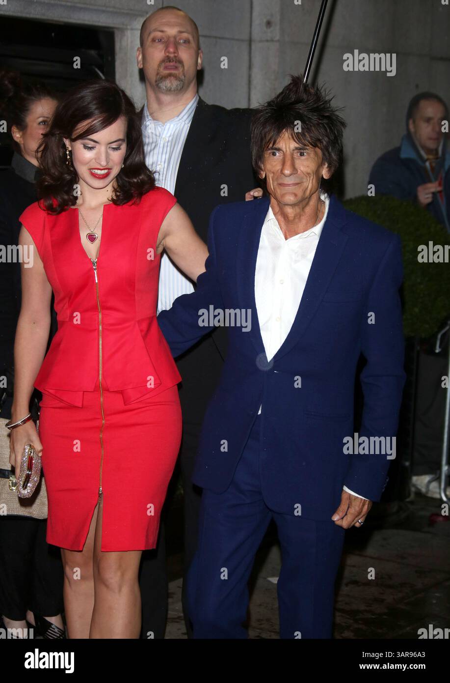 Sally Humphreys and Ronnie Wood at the Elle Style Awards held at the ...