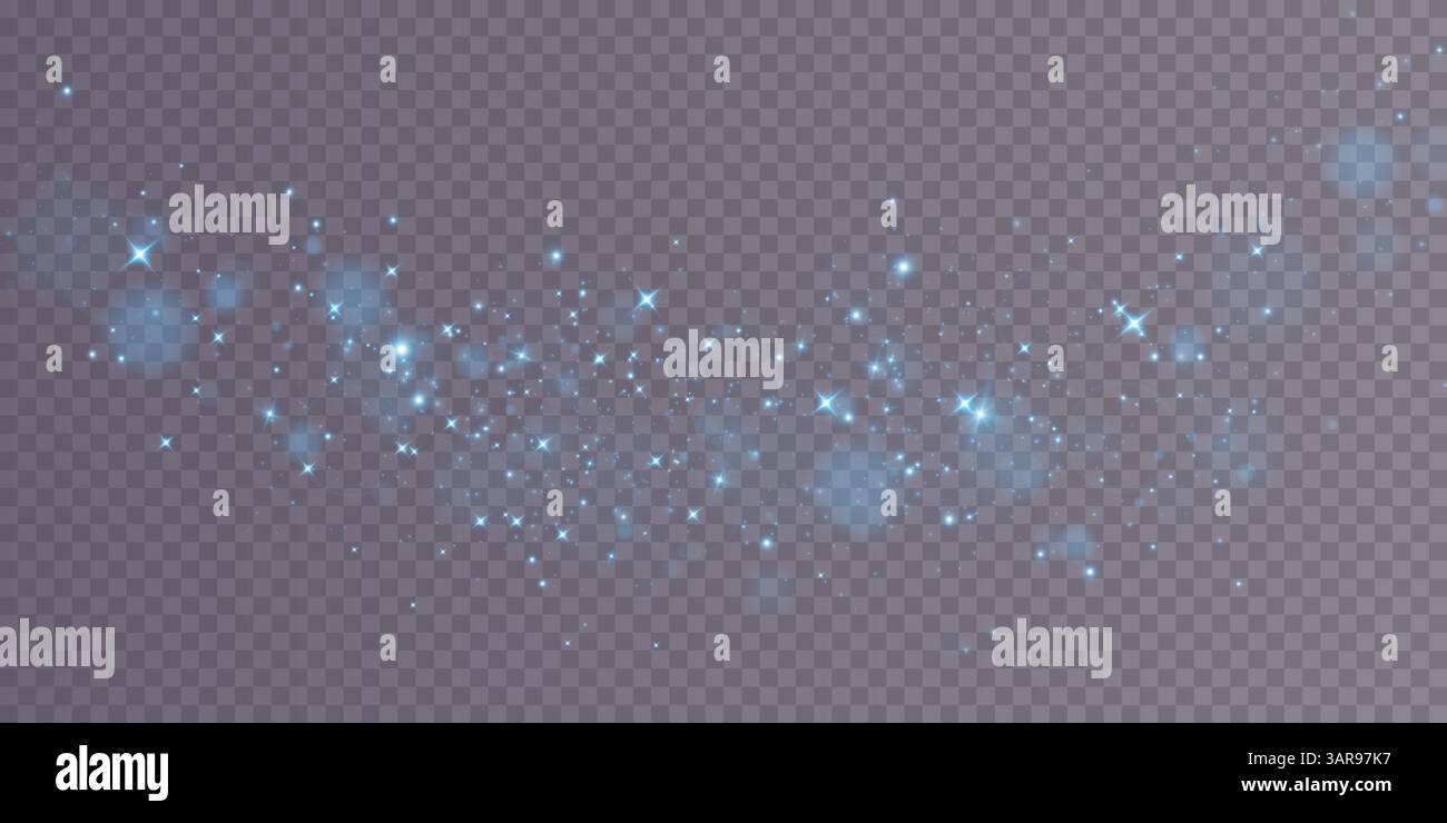 Experiencing Elegant Blue Sparkles and Light Effects Perfectly Suited ...