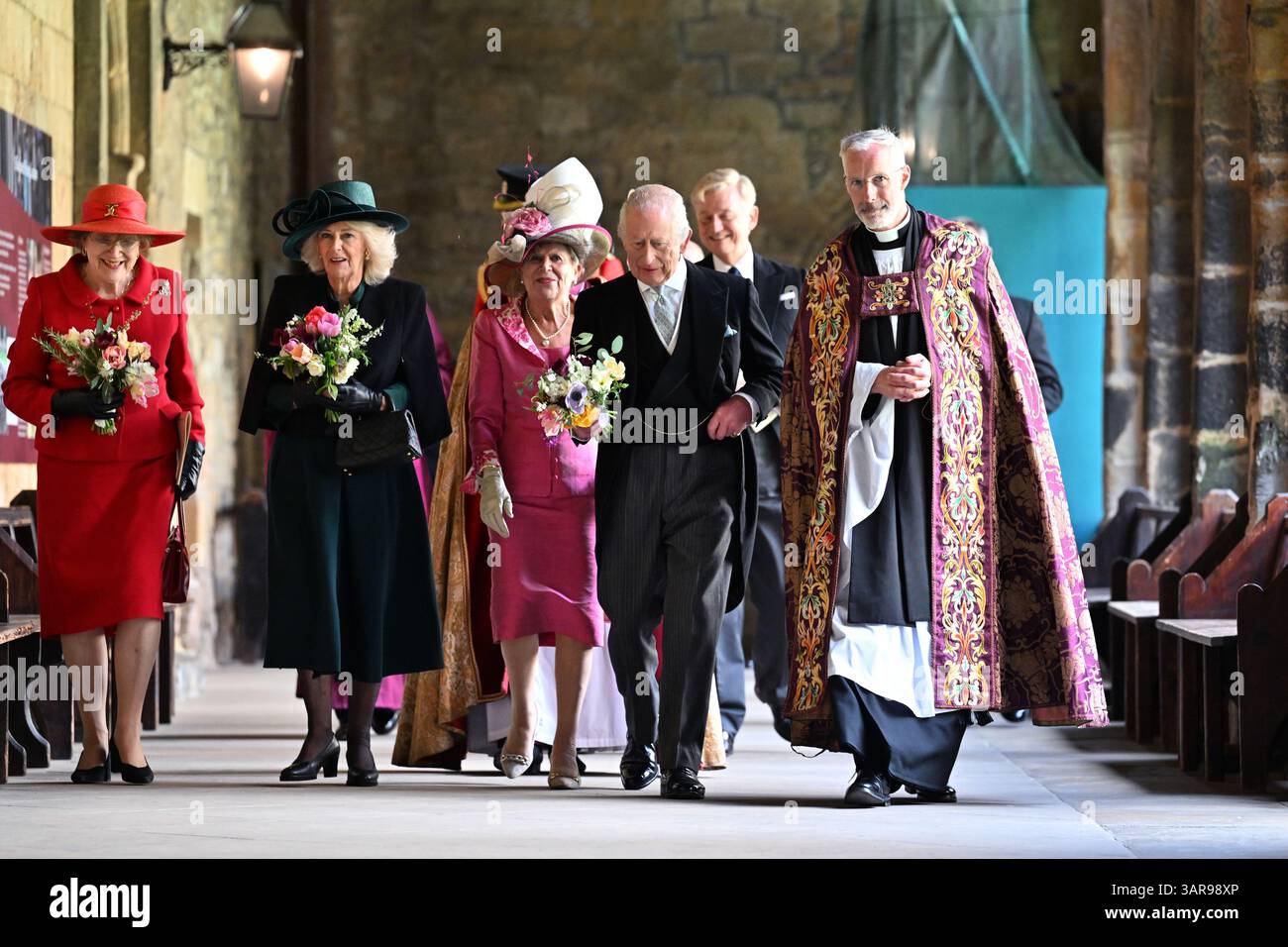 (left to right) Lord-Lieutenant of Wiltshire, Mrs Sarah Rose Troughton ...