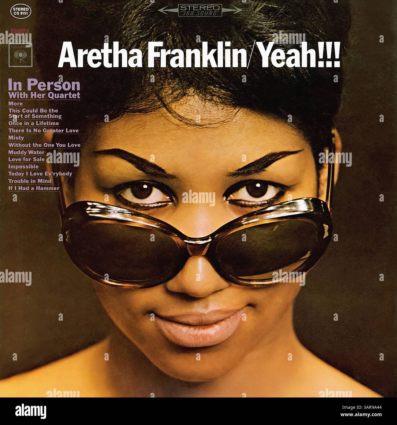 Aretha Franklin - Yeah!!! - Vintage vinyl record cover Stock Photo - Alamy