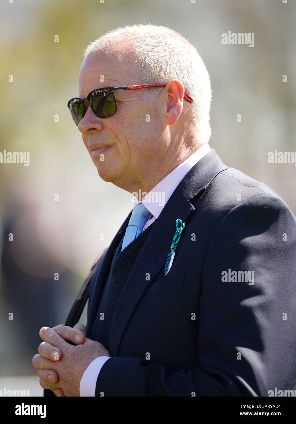 Trainer Clive Cox during day three of the Craven Meeting at Newmarket ...