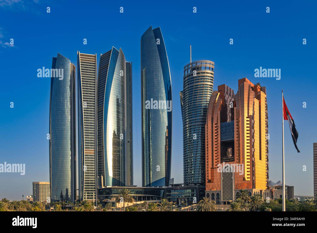 Abu Dhabi, United Arab Emirates. February 12, 2025. View of Etihad ...