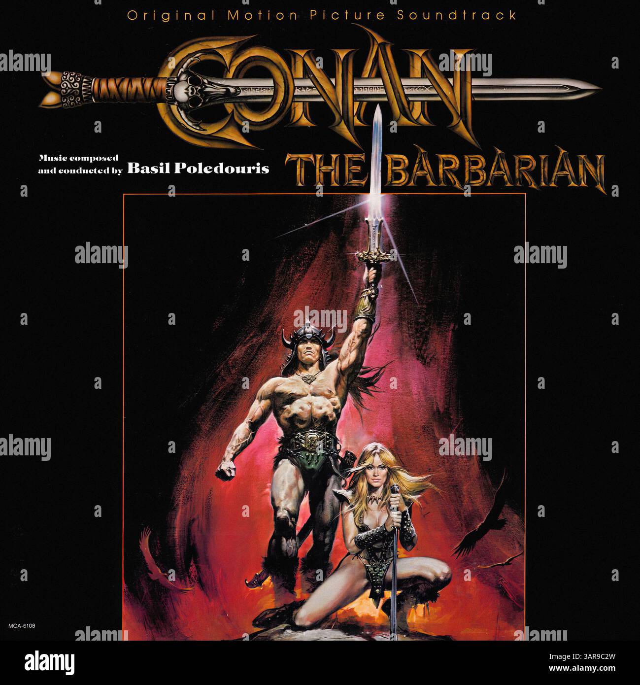 Basil Poledouris - Conan the Barbarian - Vintage vinyl record cover ...