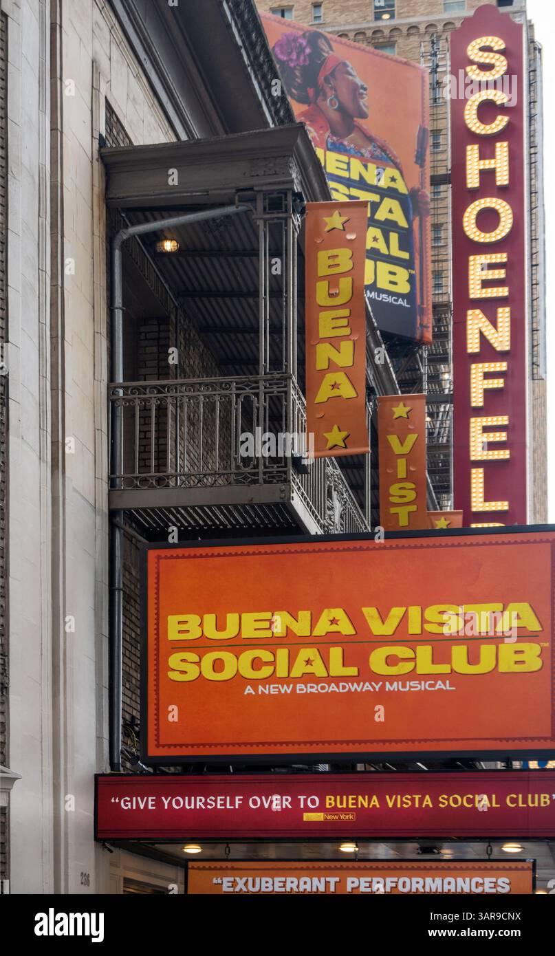 Buena Vista Social Club at the Schoenfeld theatre on Broadway in Manhattan NYC Stock Photo - Alamy