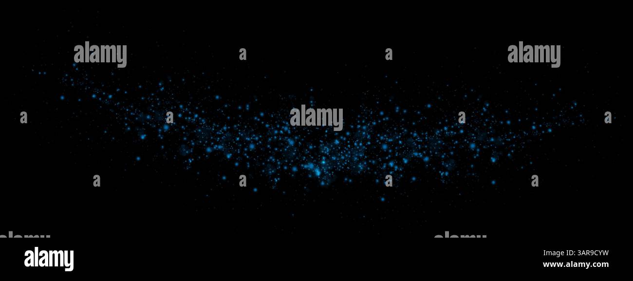 An Elegant Blue Sparkle Background That is Perfect for Various Creative ...