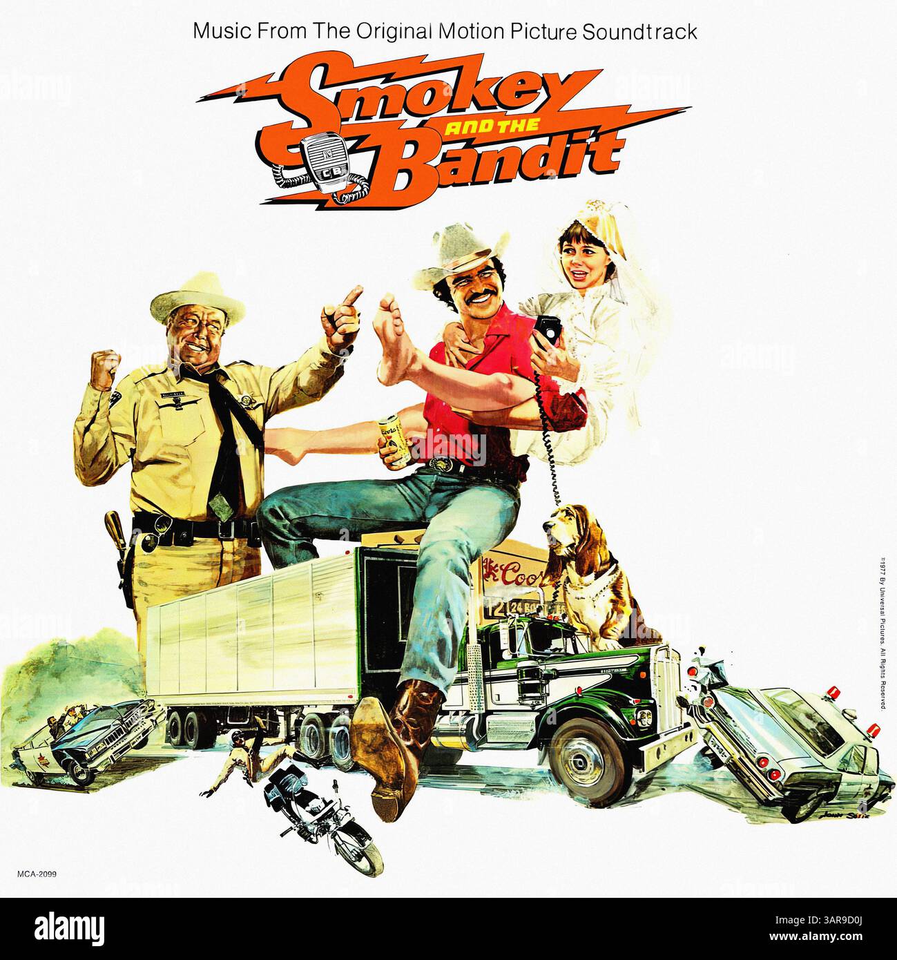 Bill Justis - Smokey and the Bandit - Vintage vinyl record cover Stock ...