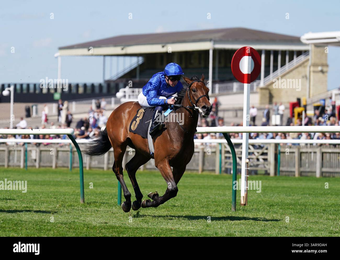 Military Code ridden by William Buick wins the British Stallion Studs ...