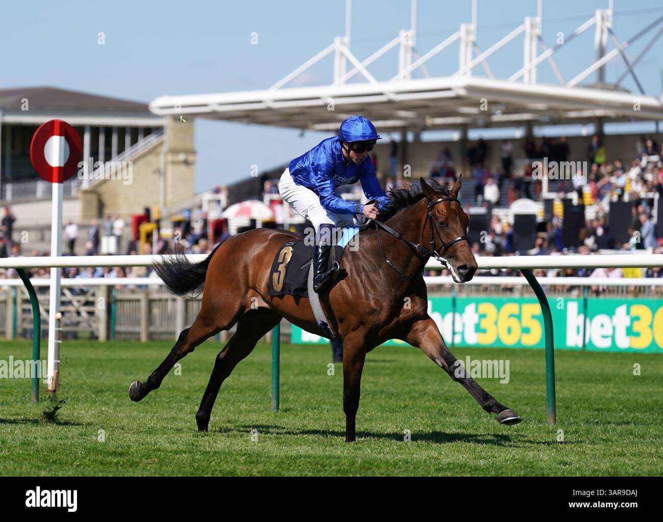 Military Code ridden by William Buick wins the British Stallion Studs ...