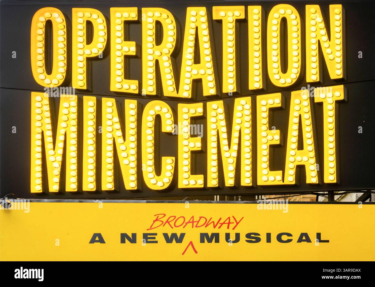 Operation Mincemeat musical at the Golden theatre on Broadway in ...